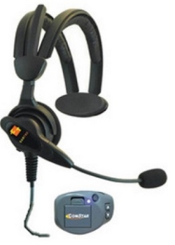 Comstar- Lightweight Headset with Pack - Wireless 2-Way