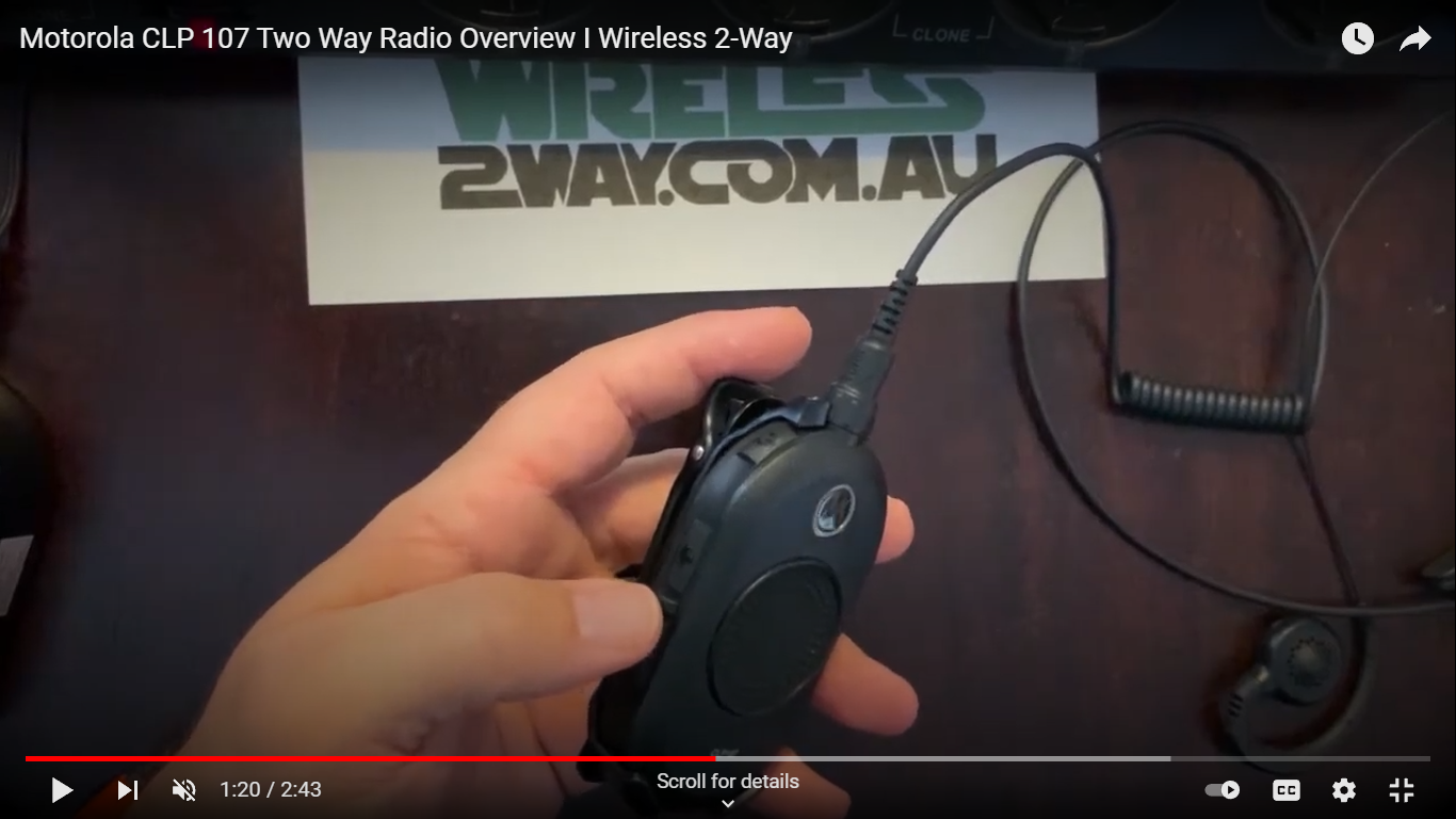 Motorola CLP 107 Two Way Radio Overview - Wireless 2-Way